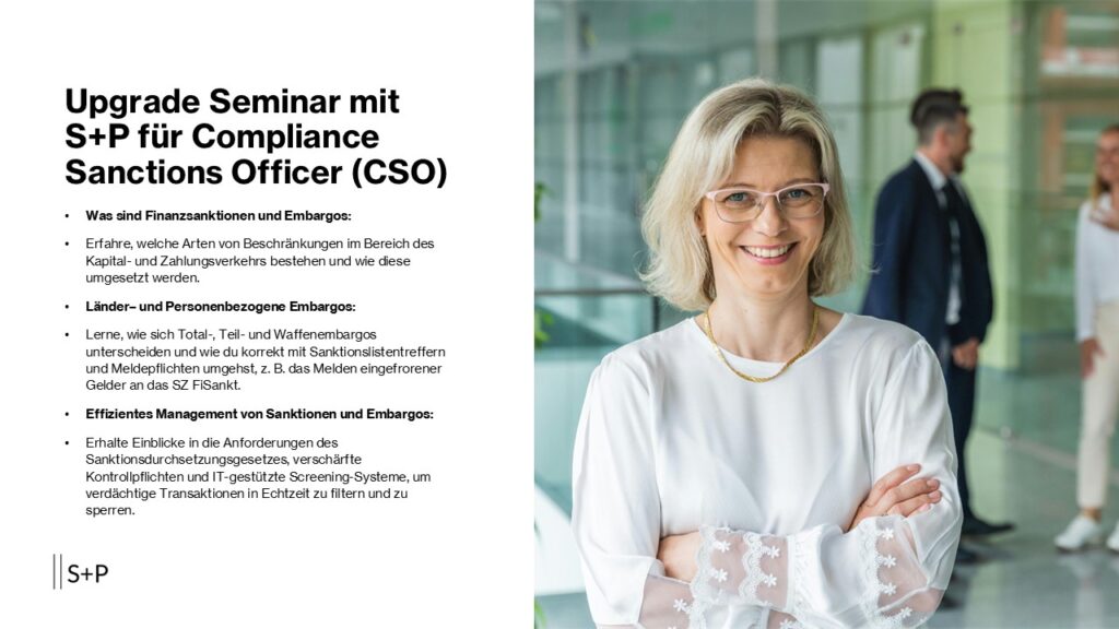 Compliance & Sanctions Officer (CSO) – 2026 Update